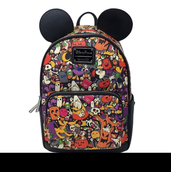 Loungefly | Bags | Loungefly Disney Halloween Characters Backpack ...